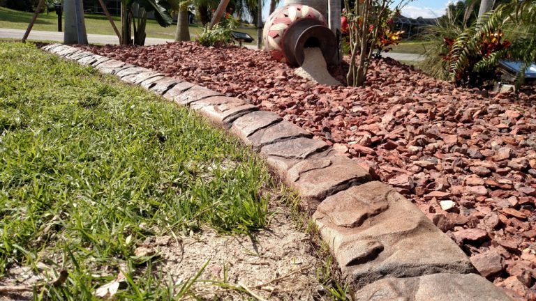Hand Carved Concrete Curbing Install - MSD Curbing | Concrete ...