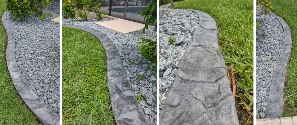Seamless Heavy Slate Curbing Installation For Cape Coral Customer - MSD ...
